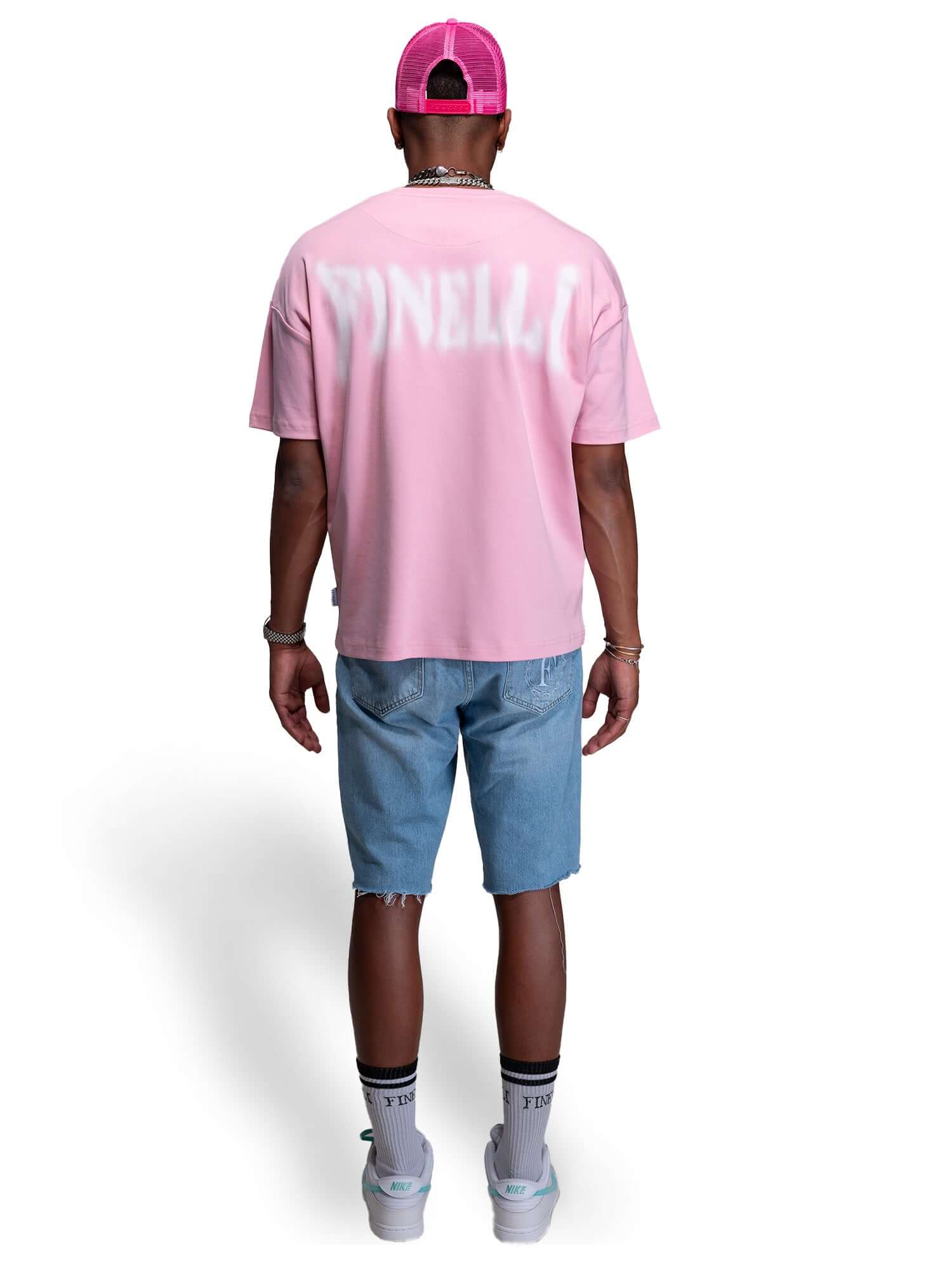 FINELLI Distorted Pink Logo T-Shirt – Finelli